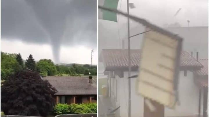 Tornado e tromba d’aria colpiscono l’Italia: cimitero distrutto e case ...