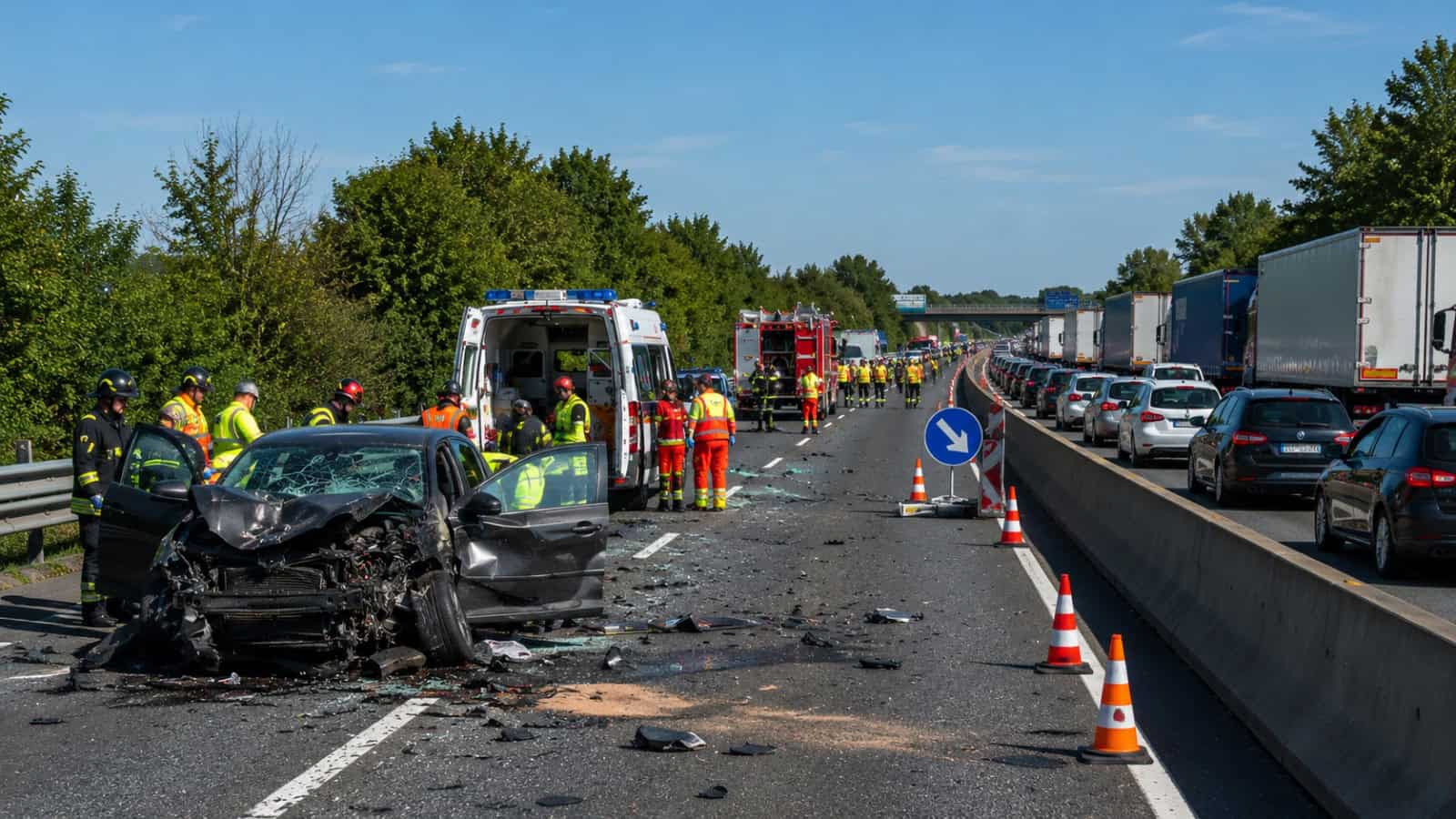 Grave incidente poco fa: chiuso il tratto autostradale - Notizie 24 ore